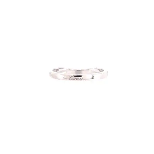 CARTIER Ballerine Wedding Band Ring Platinum 2mm