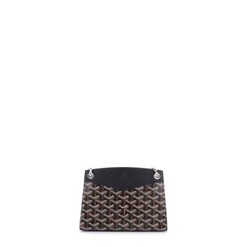 Goyard Structured Rouette Chain Shoulder Bag Coated Canvas Mini