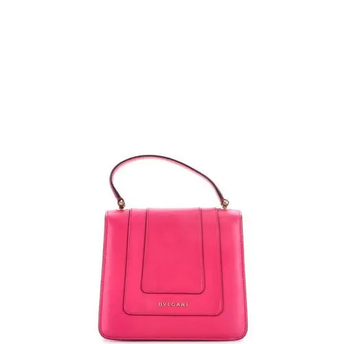 BVLGARI Serpenti Forever Top Handle Bag Leather Small