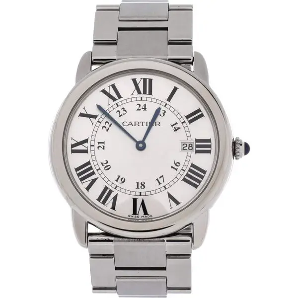 CARTIER Ronde Solo De Quartz Watch Stainless Steel 36 - Metallic Silver