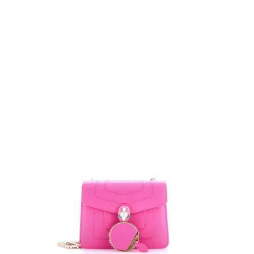 BVLGARI Serpenti Forever Square Shoulder Bag Leather Small