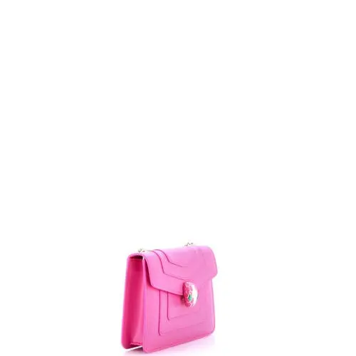 BVLGARI Serpenti Forever Square Shoulder Bag Leather Small