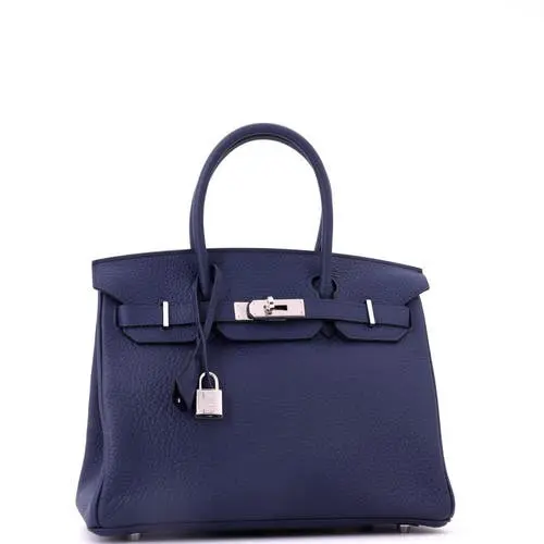 Hermès Birkin Handbag Verso Togo With Palladium Hardware 30