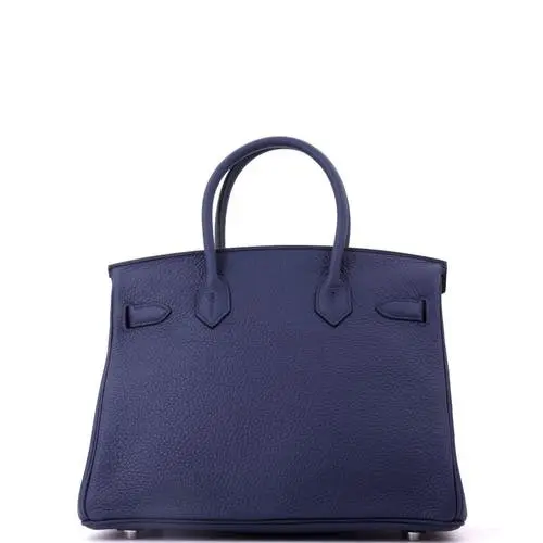 Hermès Birkin Handbag Verso Togo With Palladium Hardware 30