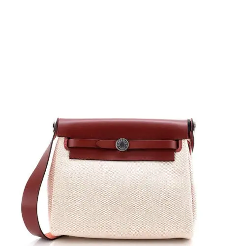 Hermès Herbag Zip Toile And Leather 20