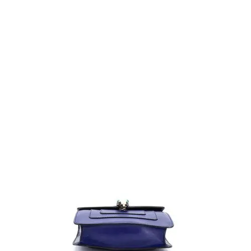 BVLGARI Serpenti Forever Square Shoulder Bag Leather Small