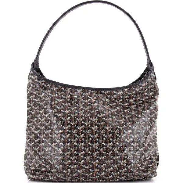 Goyard Boheme Hobo Coated Canvas - Black