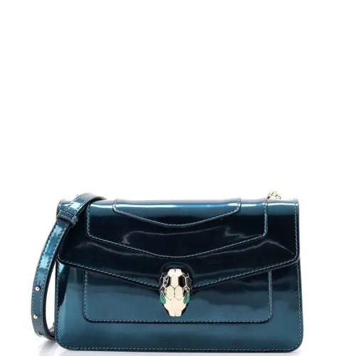 BVLGARI Serpenti Forever Shoulder Bag Patent Small