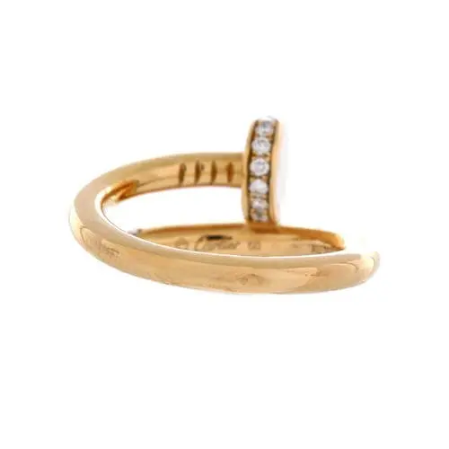 CARTIER Juste Un Clou Ring 18k Yellow Gold And Diamonds