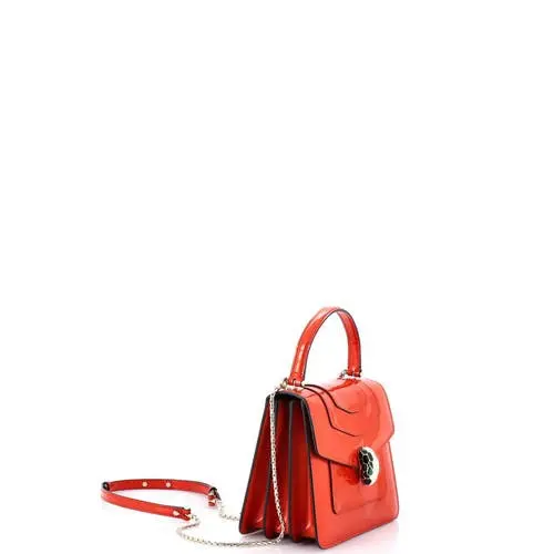 BVLGARI Serpenti Top Handle Bag Patent Small