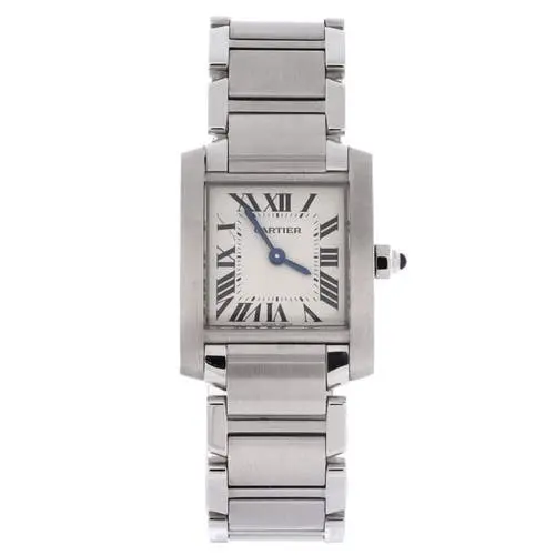 CARTIER Tank Francaise Quartz Watch Stainless Steel 20 - Metallic Silver