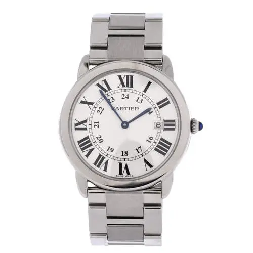 CARTIER Ronde Solo De Quartz Watch Stainless Steel 36 - Metallic Silver
