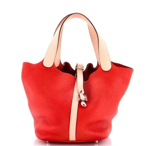 Hermès Bicolor Picotin Lock Bag Clemence With Swift Mm