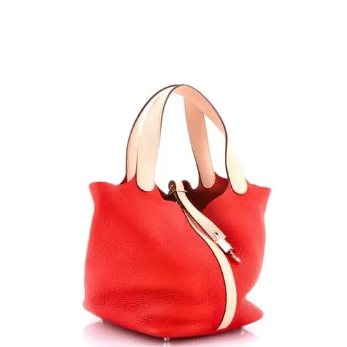 Hermès Bicolor Picotin Lock Bag Clemence With Swift Mm