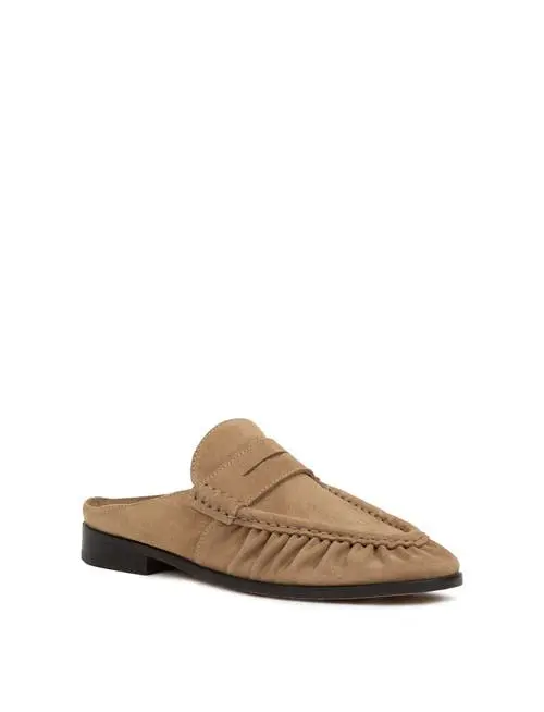 BOBBIES Uma Mule Loafers - Antelope