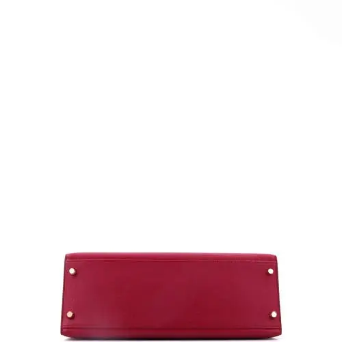 Hermès Kelly Handbag Epsom With Gold Hardware 32 - Red