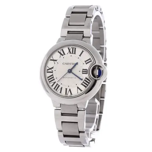 CARTIER Ballon Bleu De Automatic Watch Stainless Steel 33