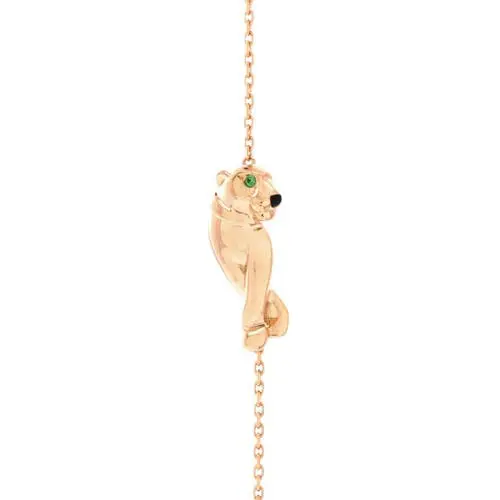 CARTIER Panthère De 18k Rose Gold Chain Bracelet