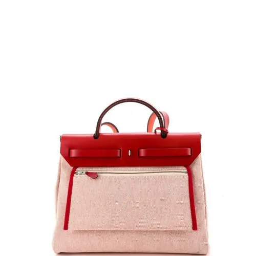 Hermès Herbag Zip Pegase Pop Toile And Leather 31