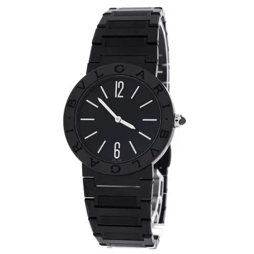 BVLGARI Quartz Watch Pvd Stainless Steel 33