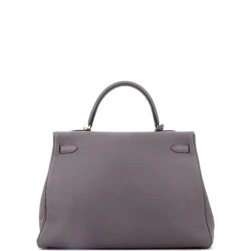 Hermès Kelly Handbag Togo With Gold Hardware 35
