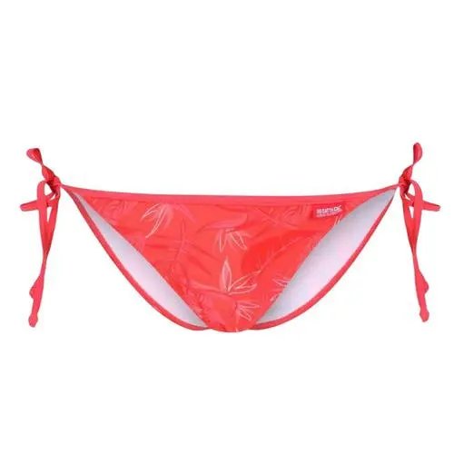 REGATTA Aceana Leaves String Bikini Bottoms - Red Sky