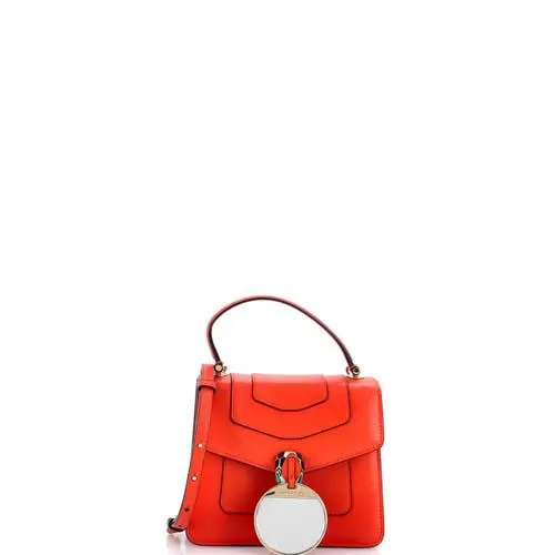 BVLGARI Serpenti Forever Top Handle Bag Leather Small