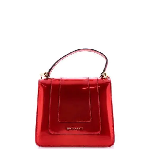 BVLGARI Serpenti Top Handle Bag Patent Small