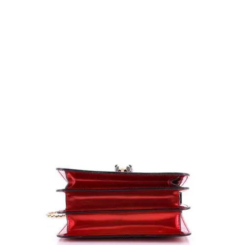 BVLGARI Serpenti Top Handle Bag Patent Small