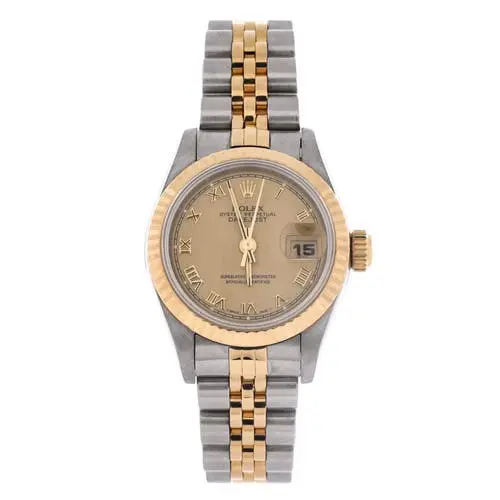 ROLEX Oyster Perpetual Datejust Automatic Watch Stainless Steel And Yellow Gold 26 - Metallic Silver