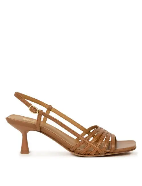BOBBIES Ve Heeled Sandals - Camel