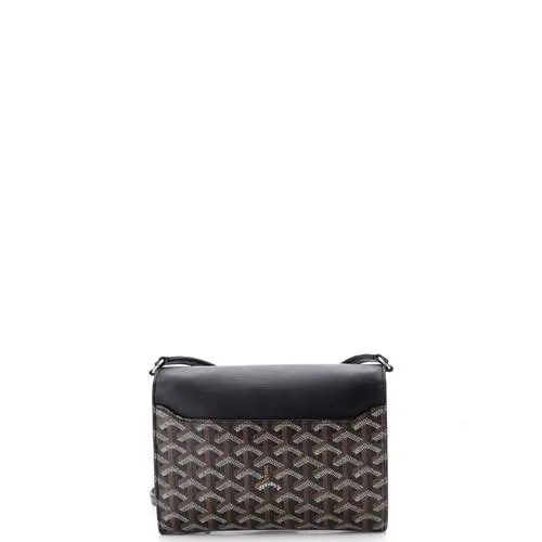 Goyard Chypre Wallet On Strap Coated Canvas With Leather