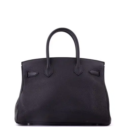 Hermès Birkin Handbag Togo With Palladium Hardware 30 - Black