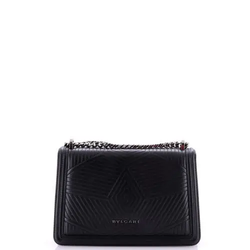 BVLGARI Serpenti Forever Shoulder Bag Quilted Leather