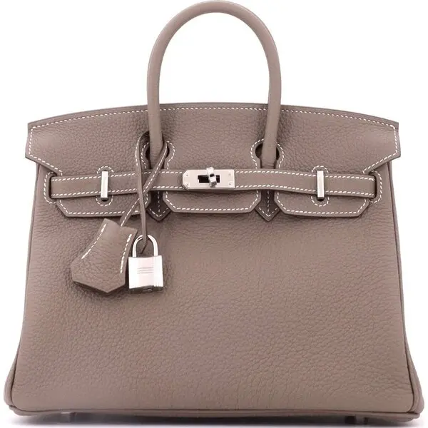 Hermès Birkin Handbag Togo With Palladium Hardware 25