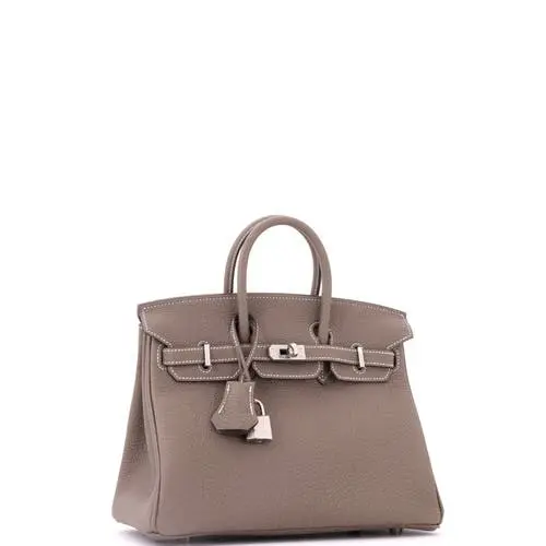 Hermès Birkin Handbag Togo With Palladium Hardware 25
