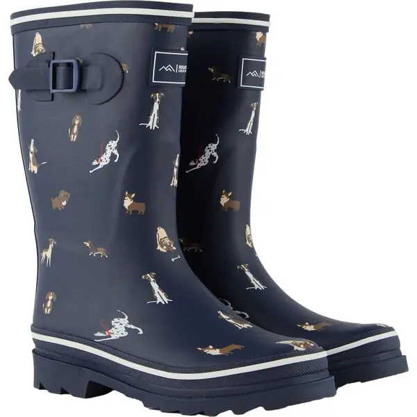 REGATTA Amelia Dog Print Wellington Boots