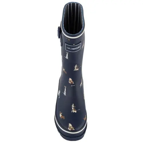 REGATTA Amelia Dog Print Wellington Boots