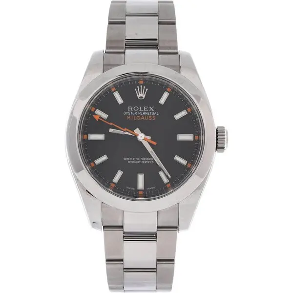 ROLEX Oyster Perpetual Milgauss Automatic Watch Stainless Steel 40 - Metallic Silver