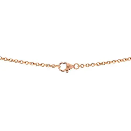 CARTIER Love Interlocking Necklace 18k Rose Gold