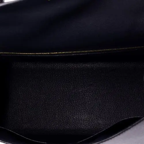 Hermès Kelly Handbag Bicolor Epsom With Brushed Gold Hardware 28