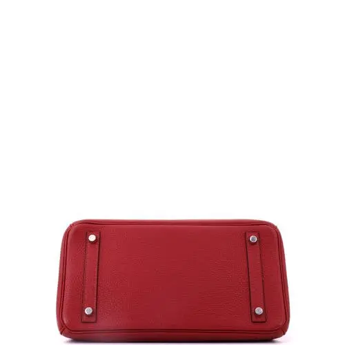 Hermès Birkin Handbag Togo With Palladium Hardware 30