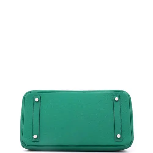 Hermès Birkin Handbag Verso Clemence With Palladium Hardware 30