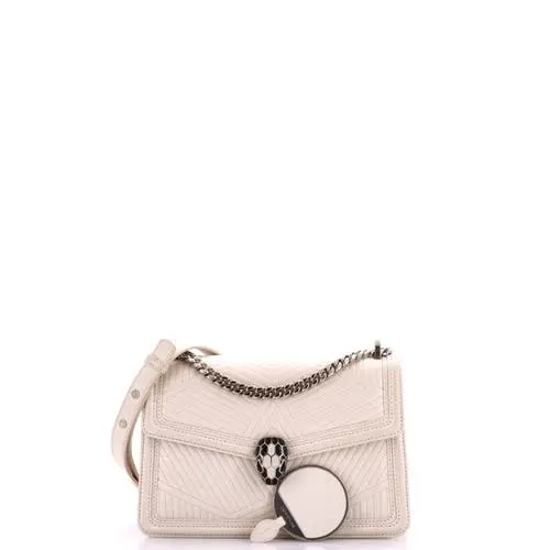 BVLGARI Serpenti Forever Shoulder Bag Quilted Leather Small