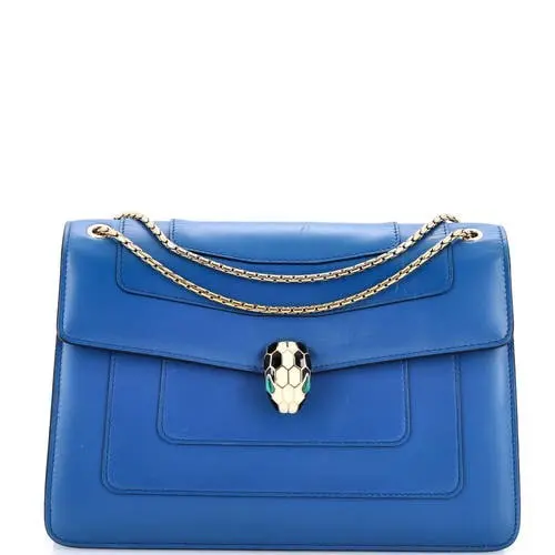BVLGARI Serpenti Forever Shoulder Bag Leather Medium