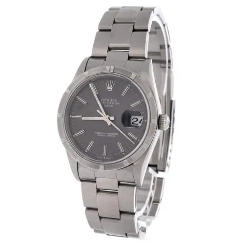 ROLEX Oyster Perpetual Date Automatic Watch Stainless Steel 34