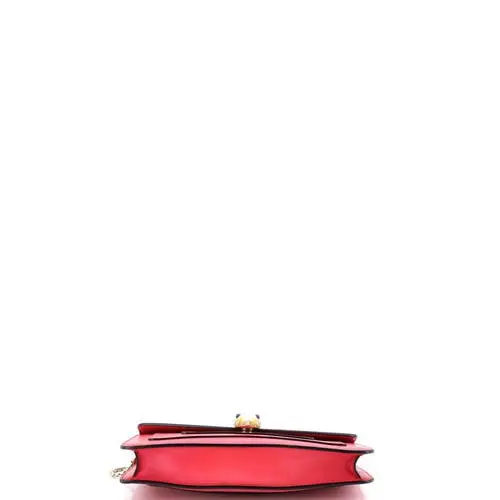 BVLGARI Serpenti Forever Chain Clutch Leather