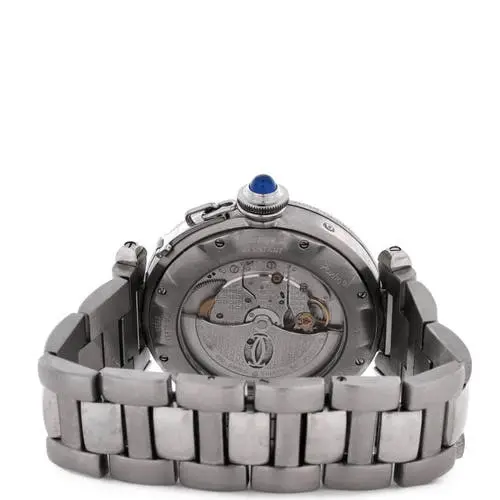 CARTIER Pasha De Gmt Power Reserve Automatic Watch Stainless Steel 38