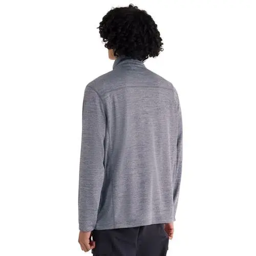 TRESPASS Marshall Marl Quarter Zip Sweater