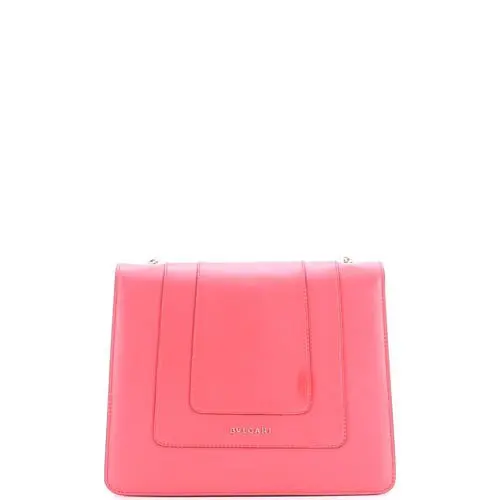 BVLGARI Serpenti Forever Square Shoulder Bag Leather Medium